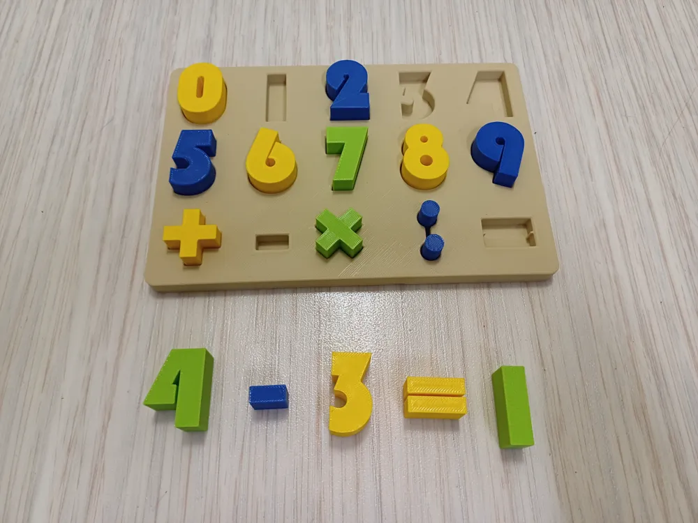 Counting numbers - puzzle for kids by Kiron 21 - MakerWorld