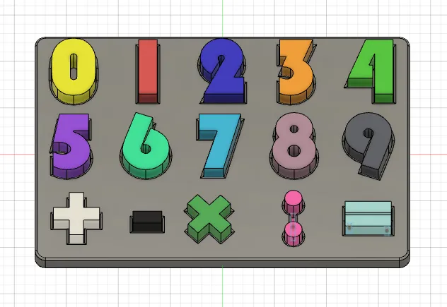 Counting numbers - puzzle for kids by Kiron 21 - MakerWorld