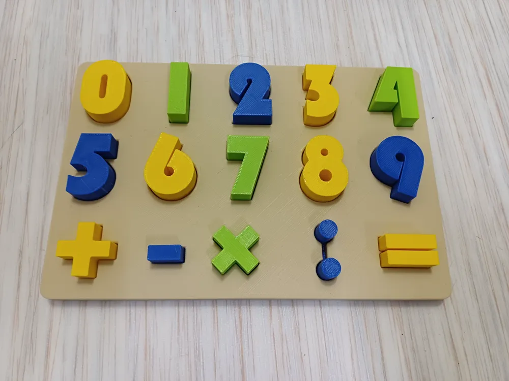 Counting numbers - puzzle for kids by Kiron 21 - MakerWorld