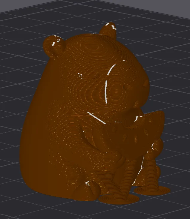 Mini Cute Capybara Eating Watermelon - Free 3D Print Model - MakerWorld