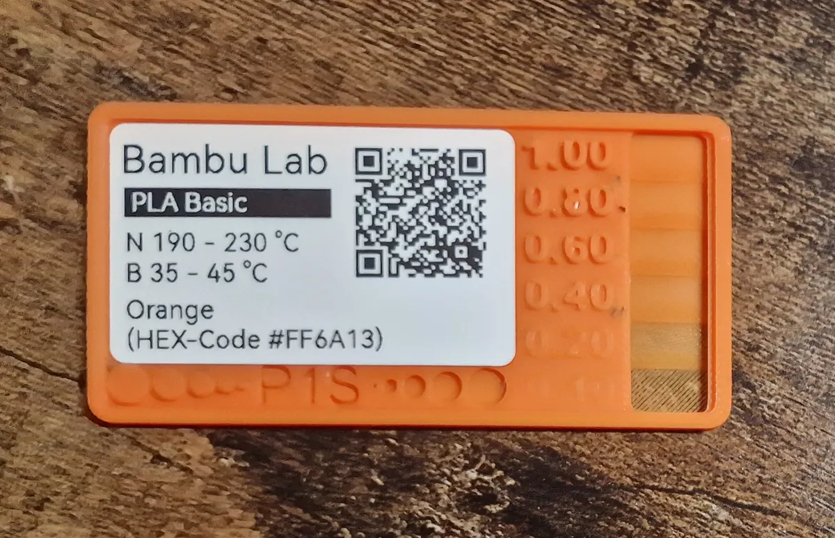 Filament sample card - Free 3D Print Model - MakerWorld