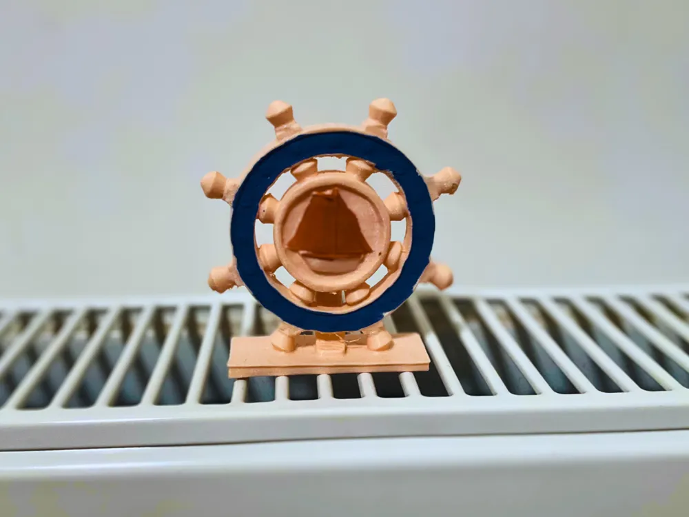 A Helmsman Guides the Voyage - Nautical Ship Wheel Theme Model by ...