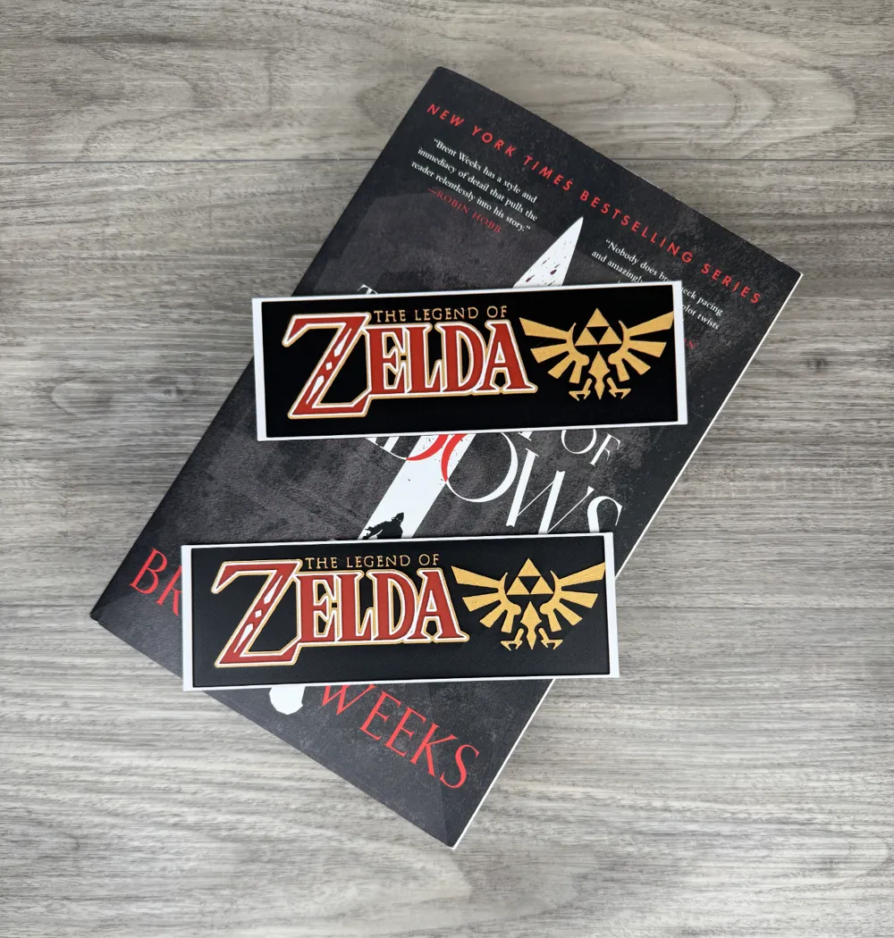 Legend of Zelda Logo Bookmark by Canadian Gamer MakerWorld: Download ...
