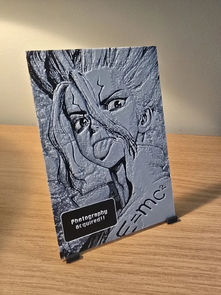 Hueforge - Dr Stone - Senku Ishigami - Free 3D Print Model - MakerWorld