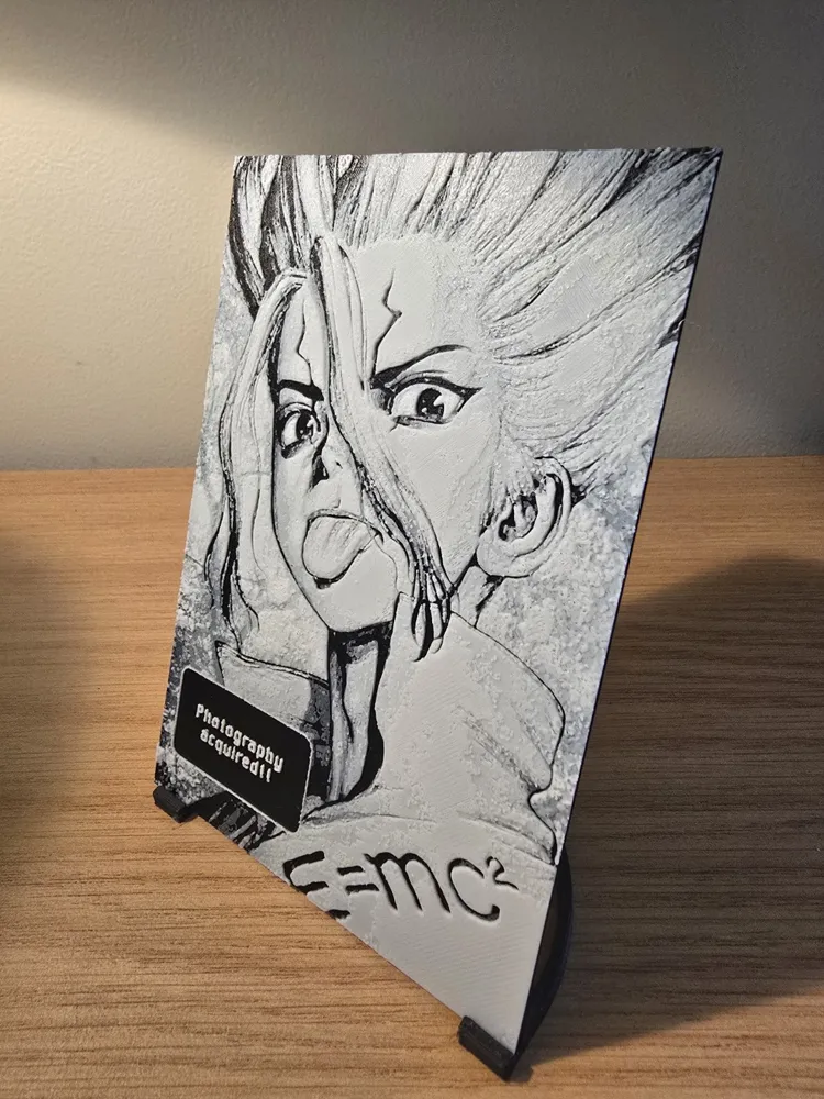 Hueforge - Dr Stone - Senku Ishigami - Free 3D Print Model - MakerWorld