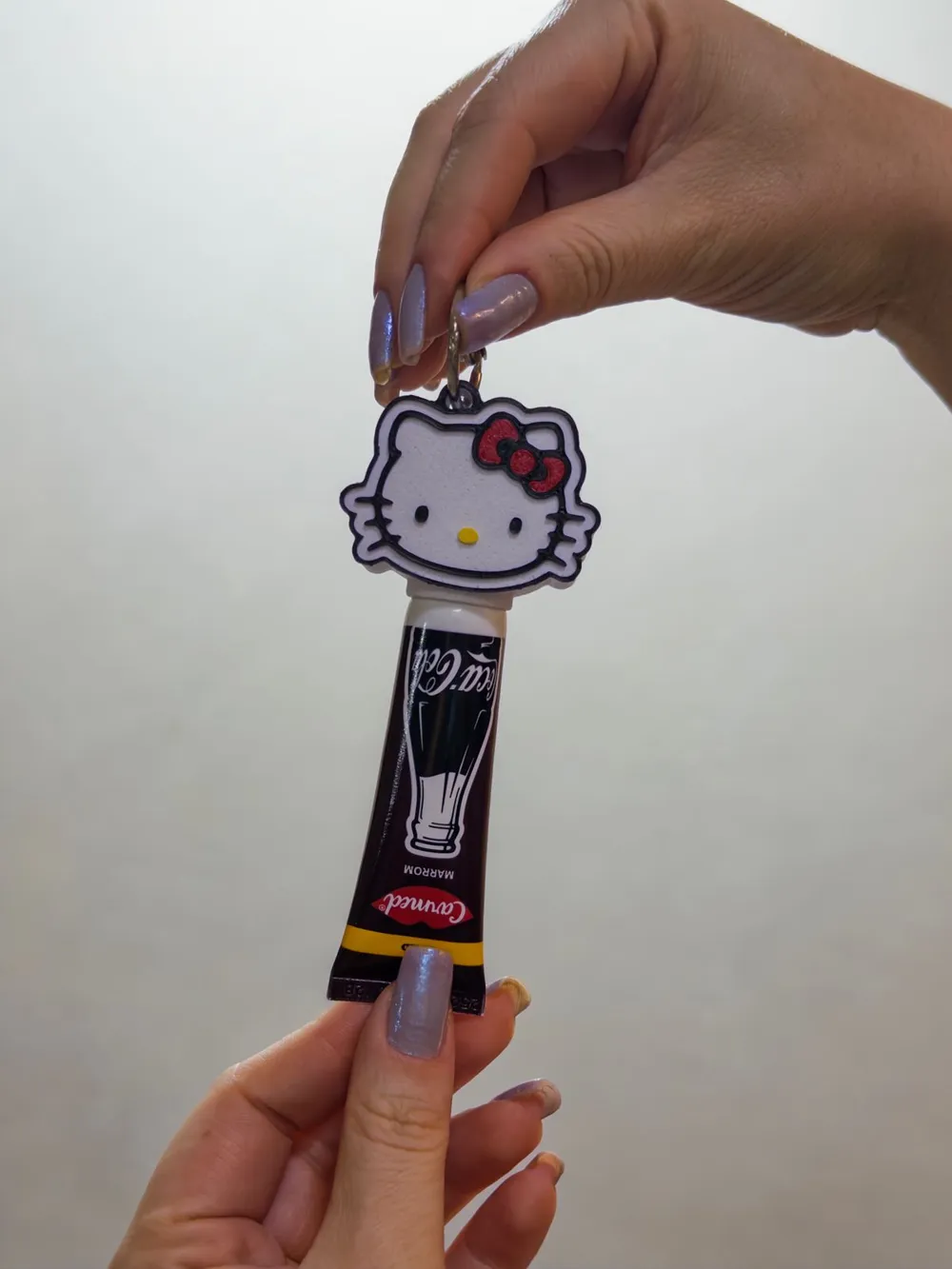 Keychain Cap gloss Hello Kitty - Free 3D Print Model - MakerWorld