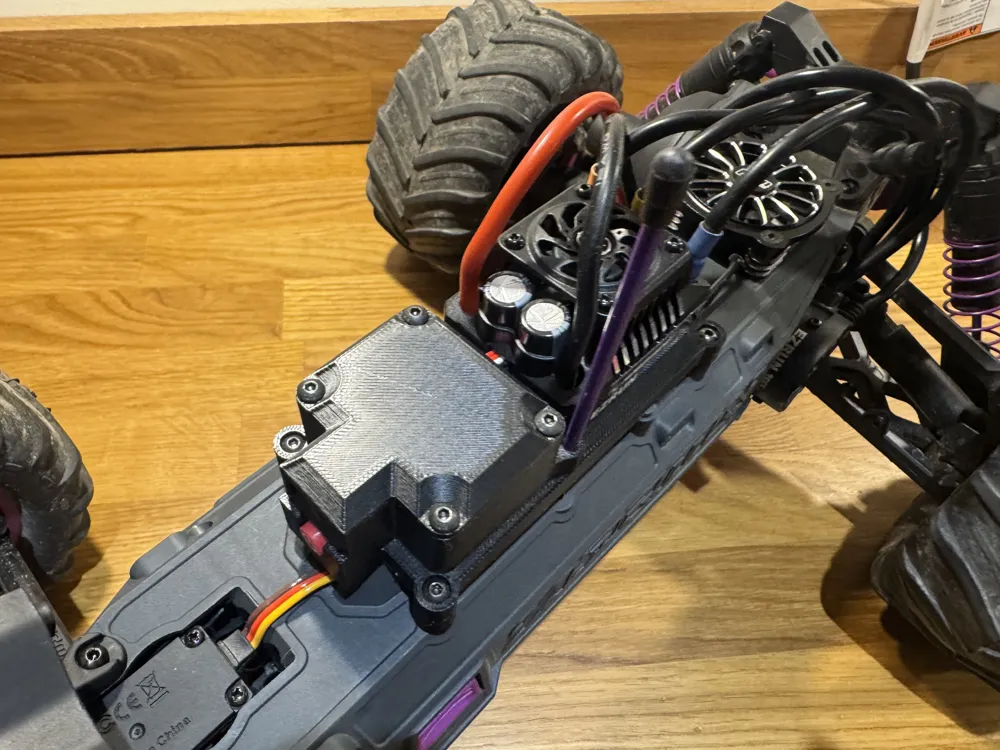 Arrma Gorgon/Quake ESC mount/receiver box - Max10 - Free 3D Print Model ...