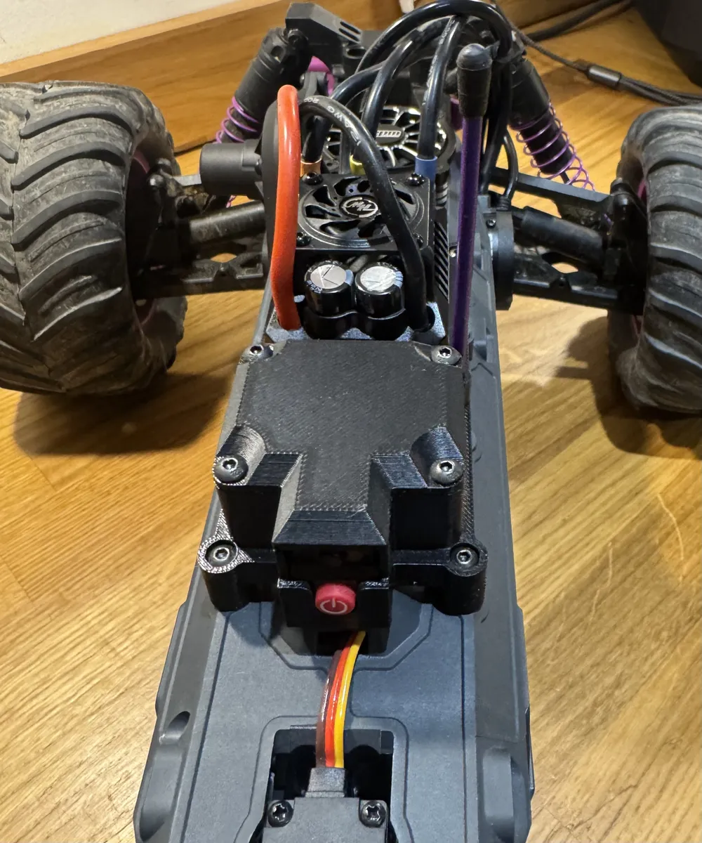 Arrma Gorgon/Quake ESC mount/receiver box - Max10 - Free 3D Print Model ...