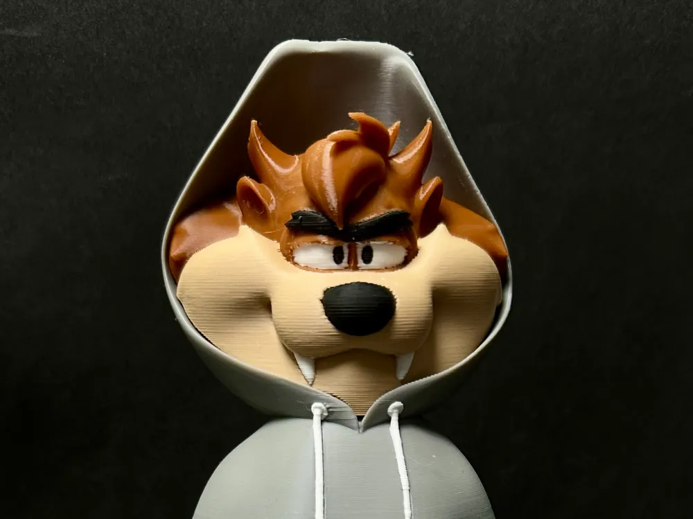 Taz-Mania Head - Free 3D Print Model - MakerWorld