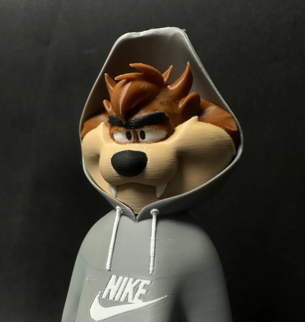 Taz-Mania Head - Free 3D Print Model - MakerWorld