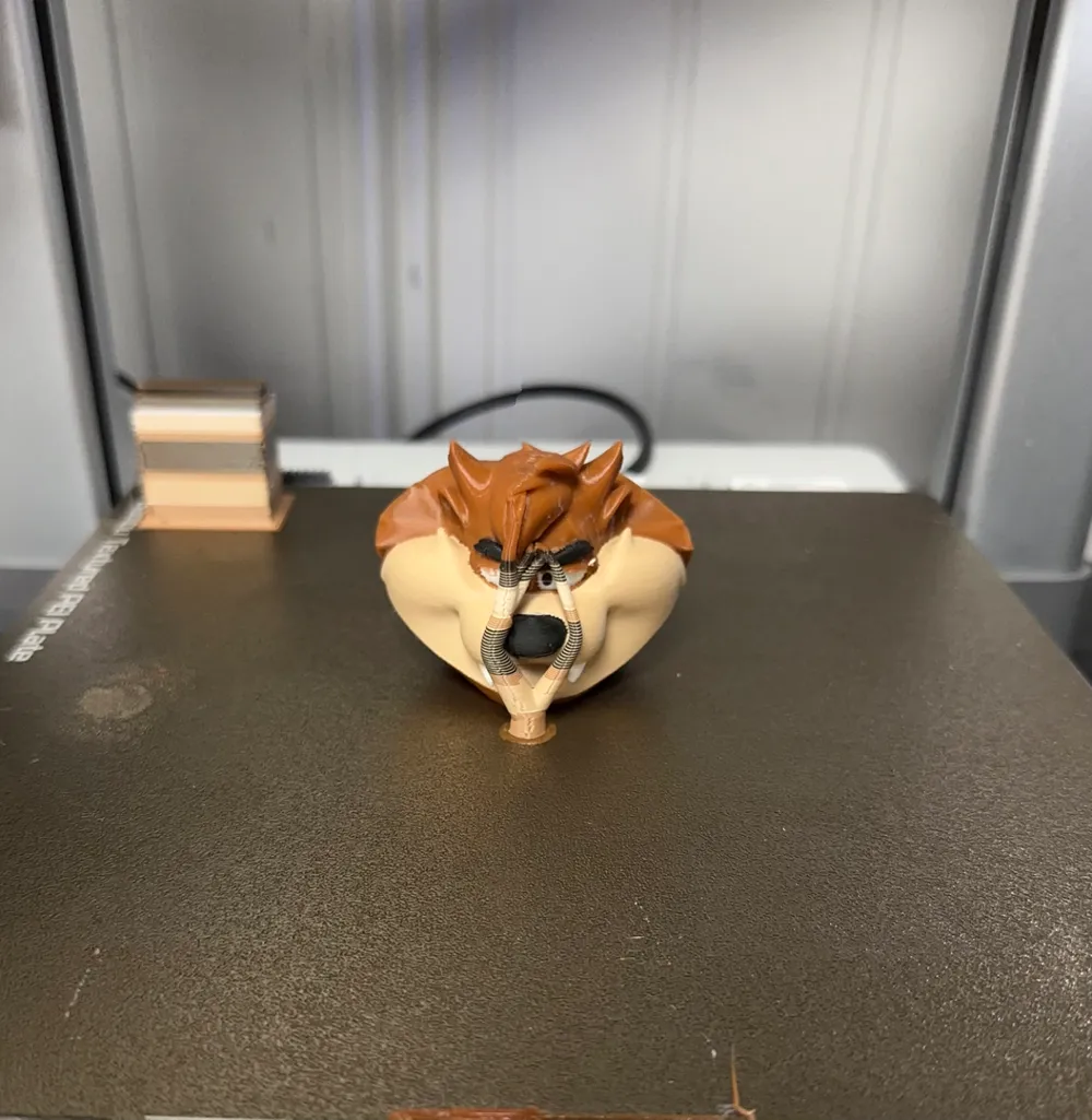 Taz-Mania Head by Raulito3d MakerWorld: Download Free 3D Models