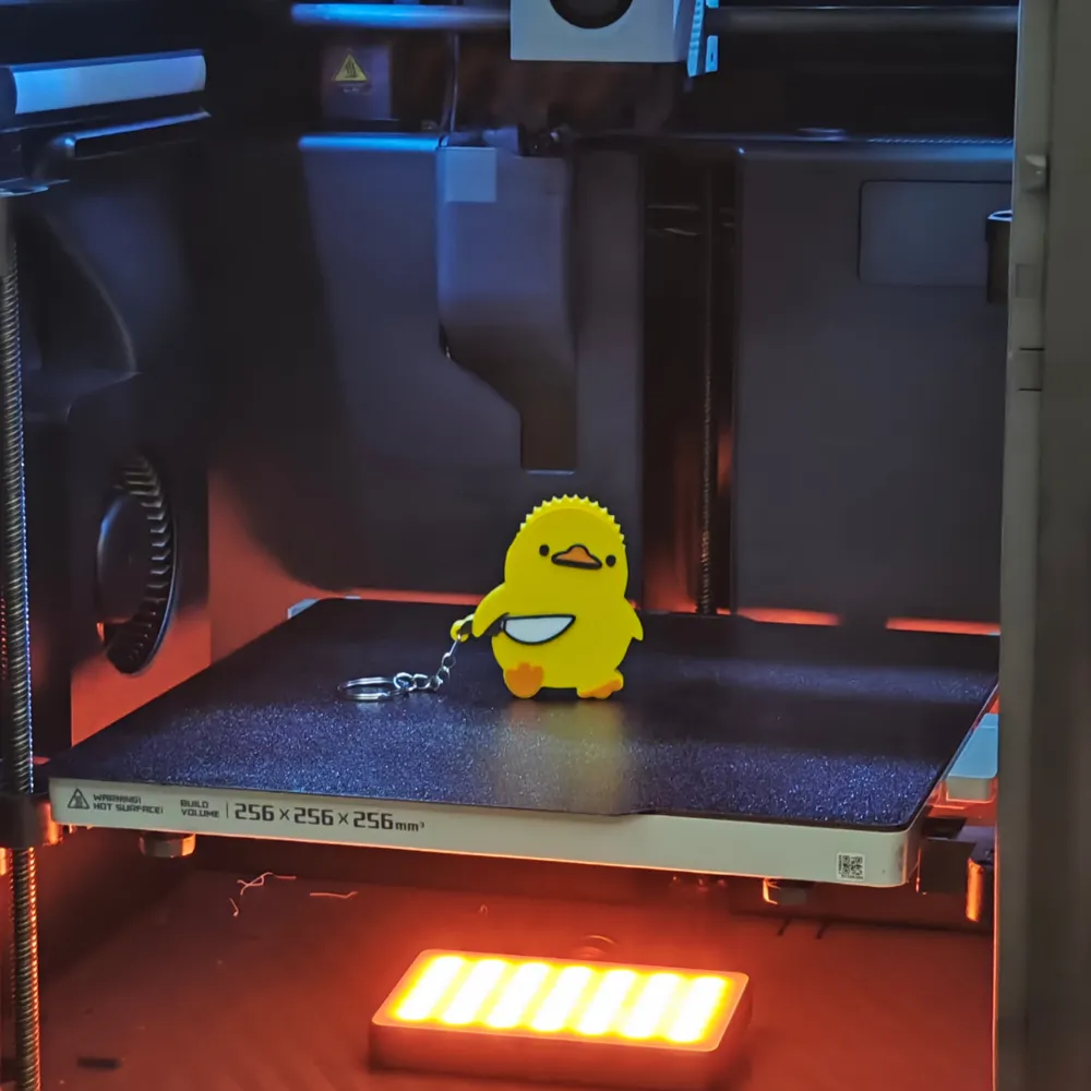 Cute Duck Fidget Keychain by 3D Paint Lab - MakerWorld