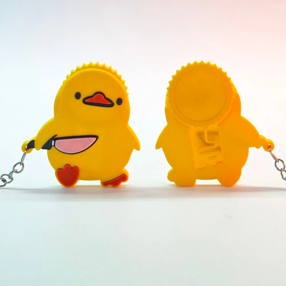Cute Duck Fidget Keychain - Free 3D Print Model - MakerWorld