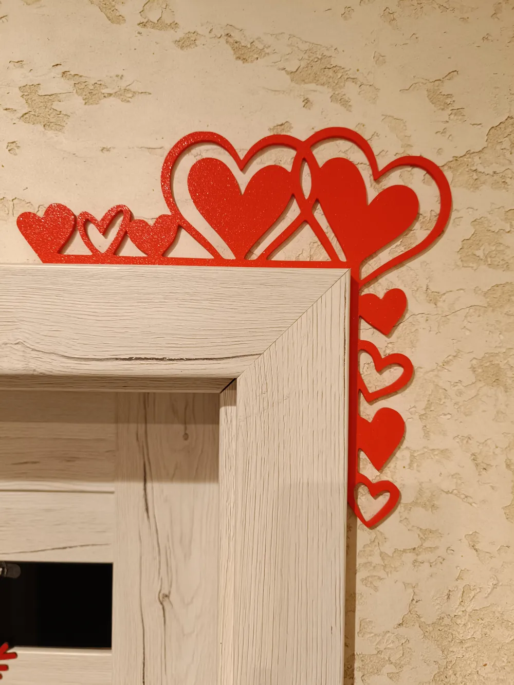 Door corner valentine's day - Free 3D Print Model - MakerWorld