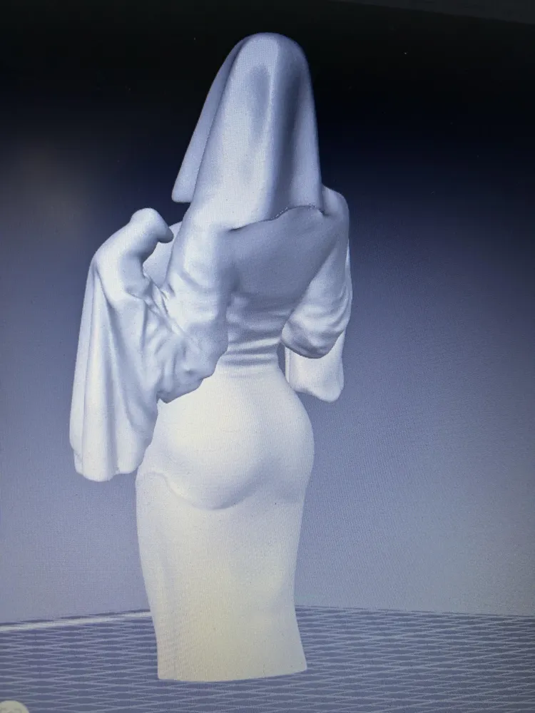 Nun as Ghost by Racer MakerWorld: Download Free 3D Models