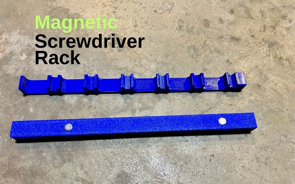 Screwdriver Rack by PWilly MakerWorld: Download Free 3D Models