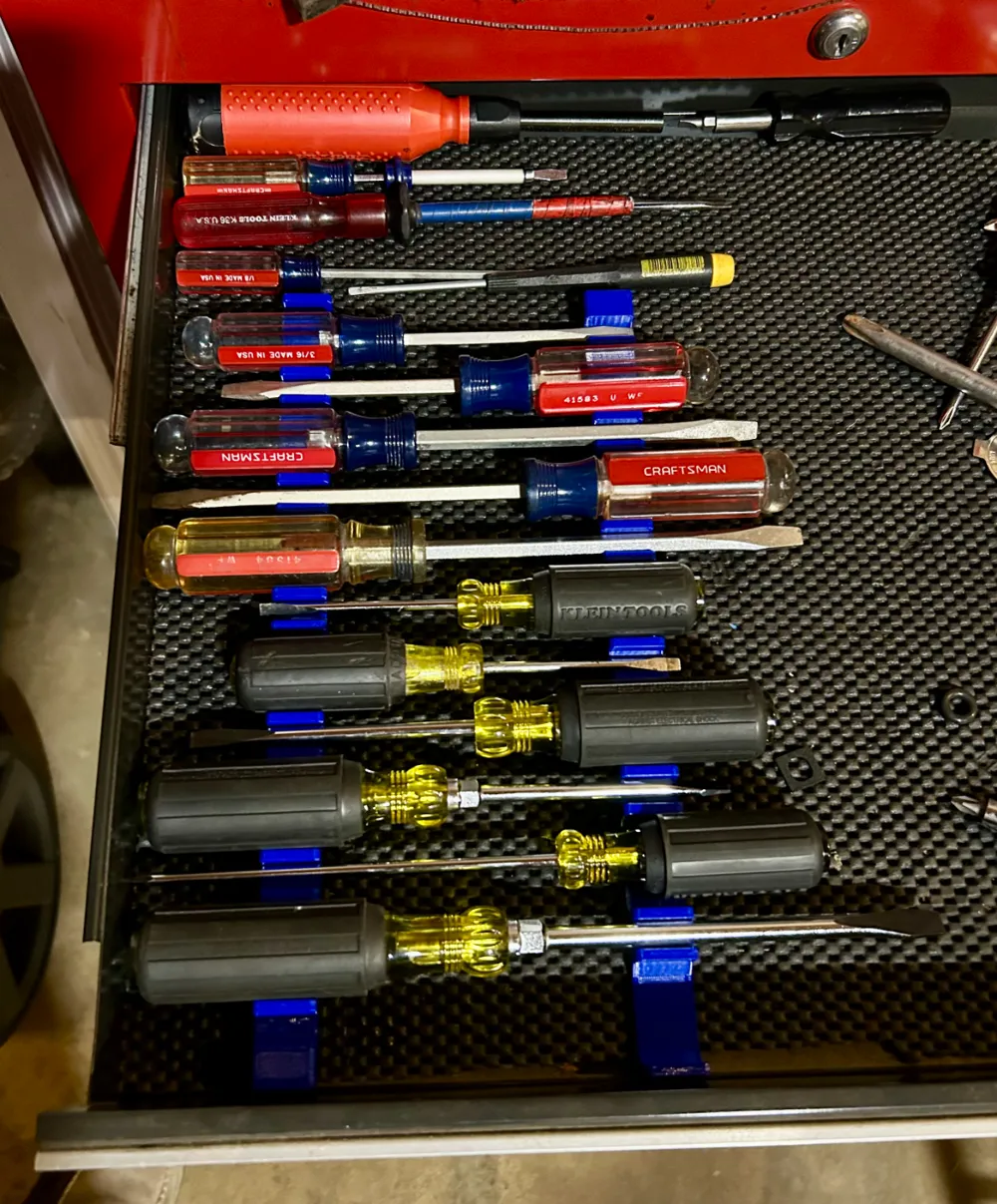 Screwdriver Rack by PWilly MakerWorld: Download Free 3D Models