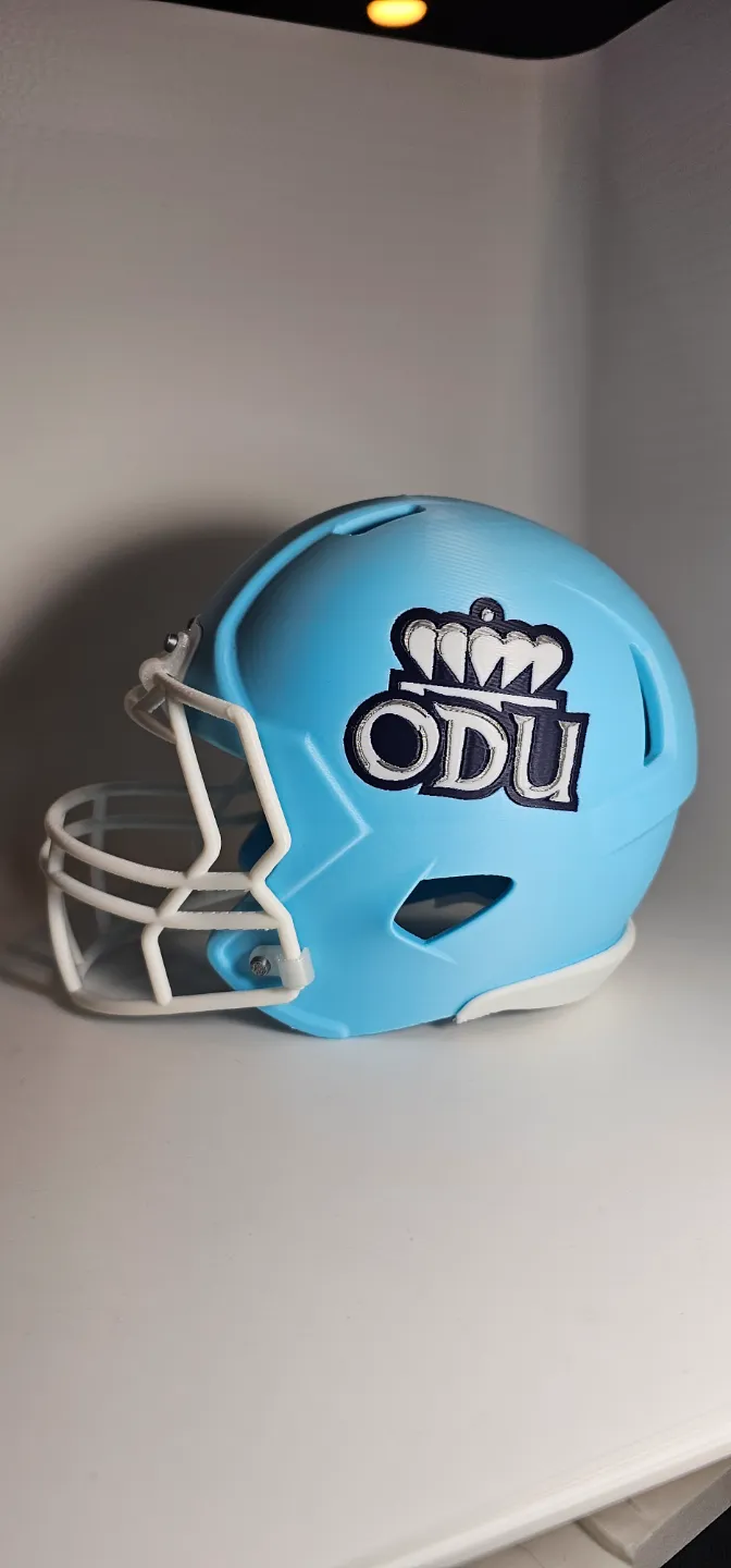 Old Dominion University ODU Football Helmet by animuL67 - MakerWorld