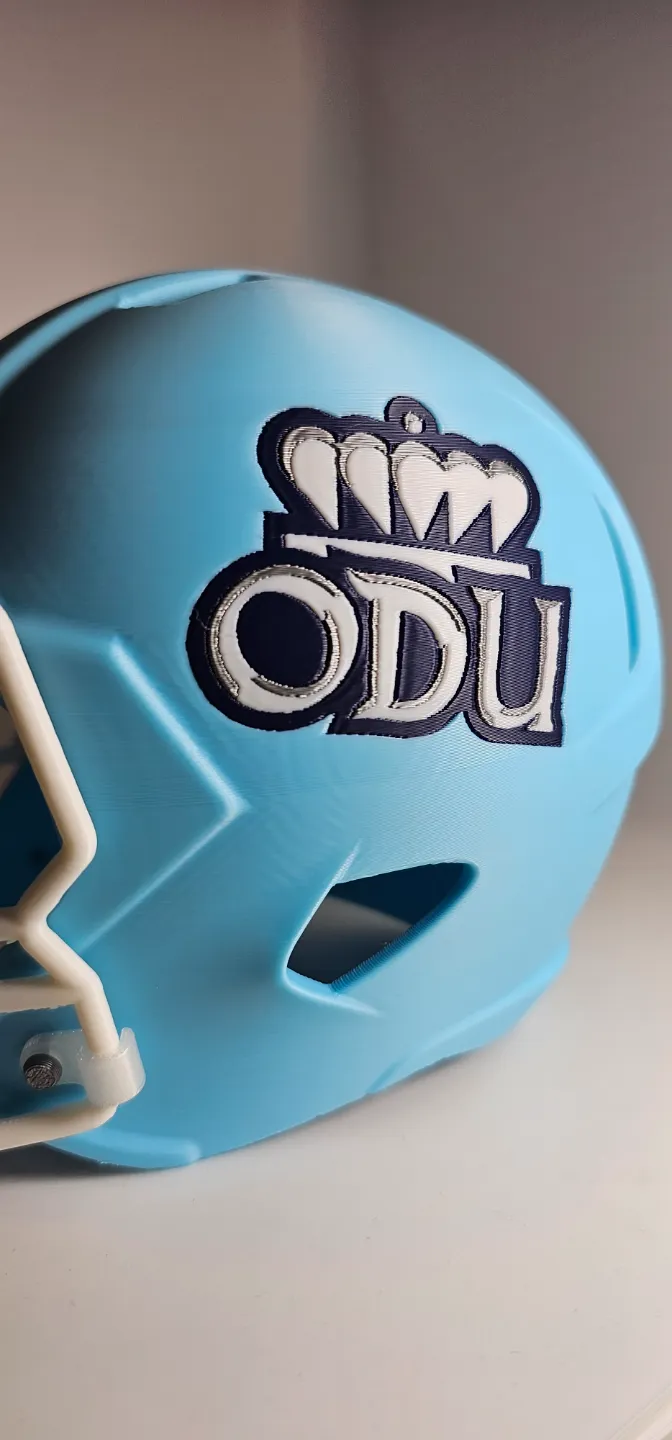 Old Dominion University ODU Football Helmet by animuL67 - MakerWorld