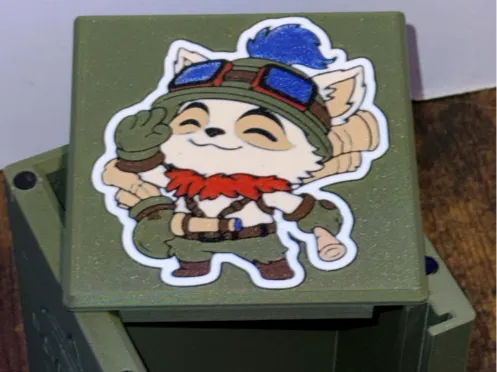 Riftbound Leader Showcase Deck Box - Teemo - Free 3D Print Model ...