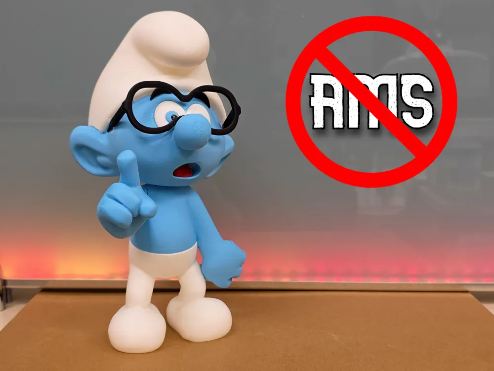 Puffo Quattrocchi / NO AMS - Modello di stampa 3D gratuito - MakerWorld