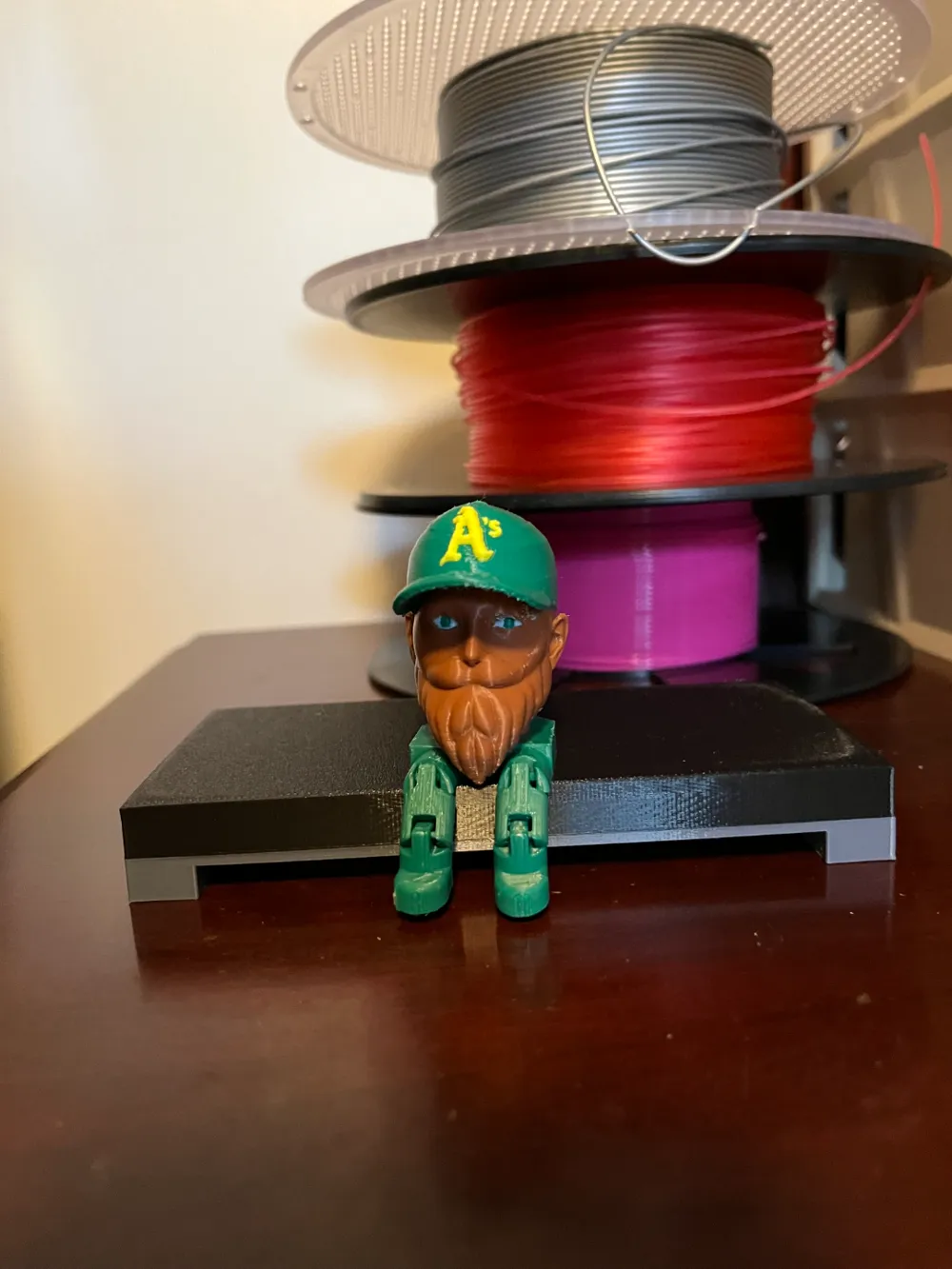 Flexi-legs MLB Oakland A's Baseball Buddy by fnapier68 - MakerWorld