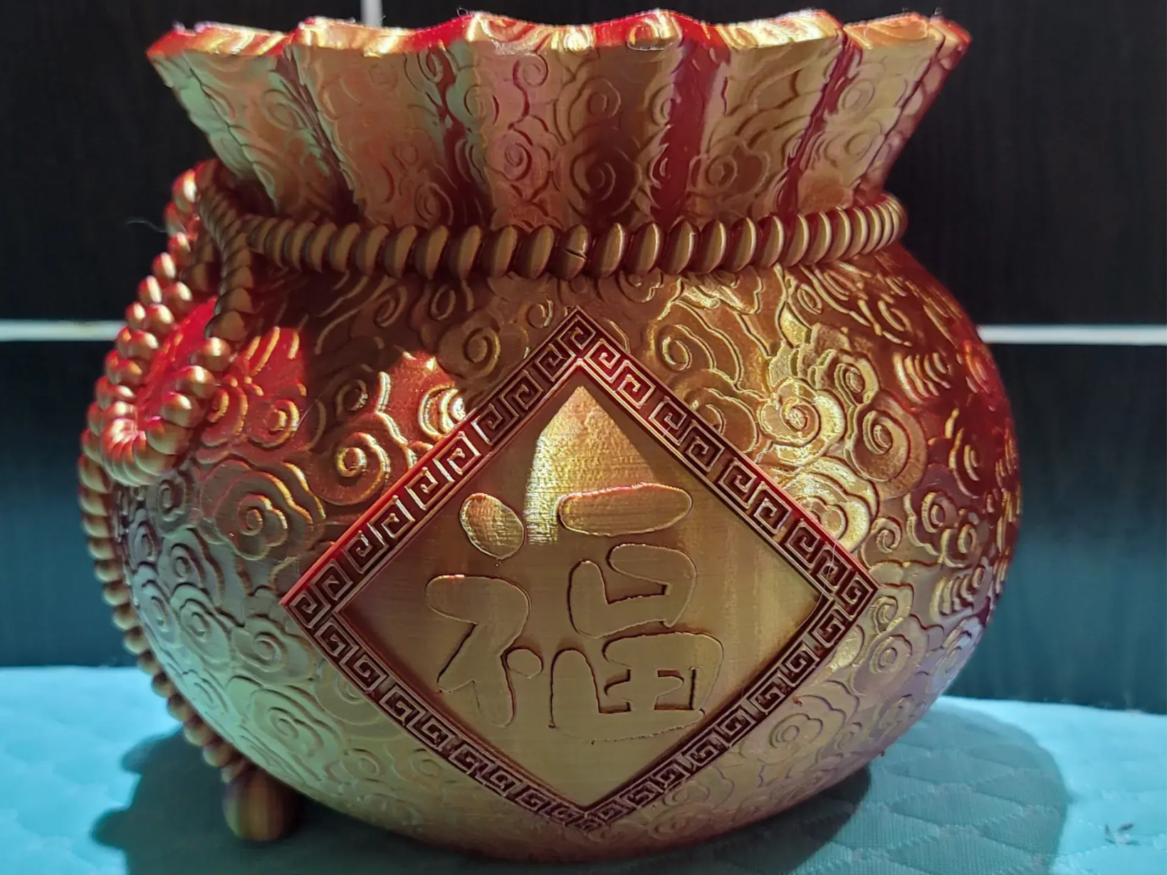 Auspicious Cloud Lucky Bag by PCH3D MakerWorld: Download Free 3D Models
