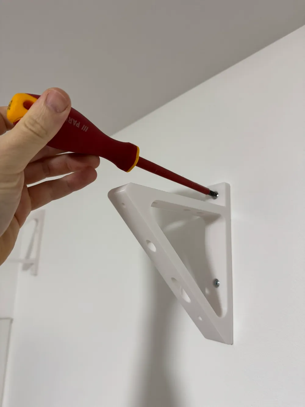 Reversible 45 or 90-degree shoe shelf bracket by ...