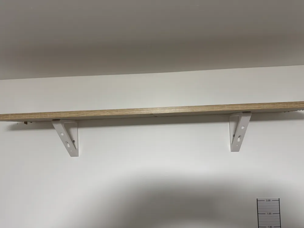 Reversible 45 or 90-degree shoe shelf bracket by ...