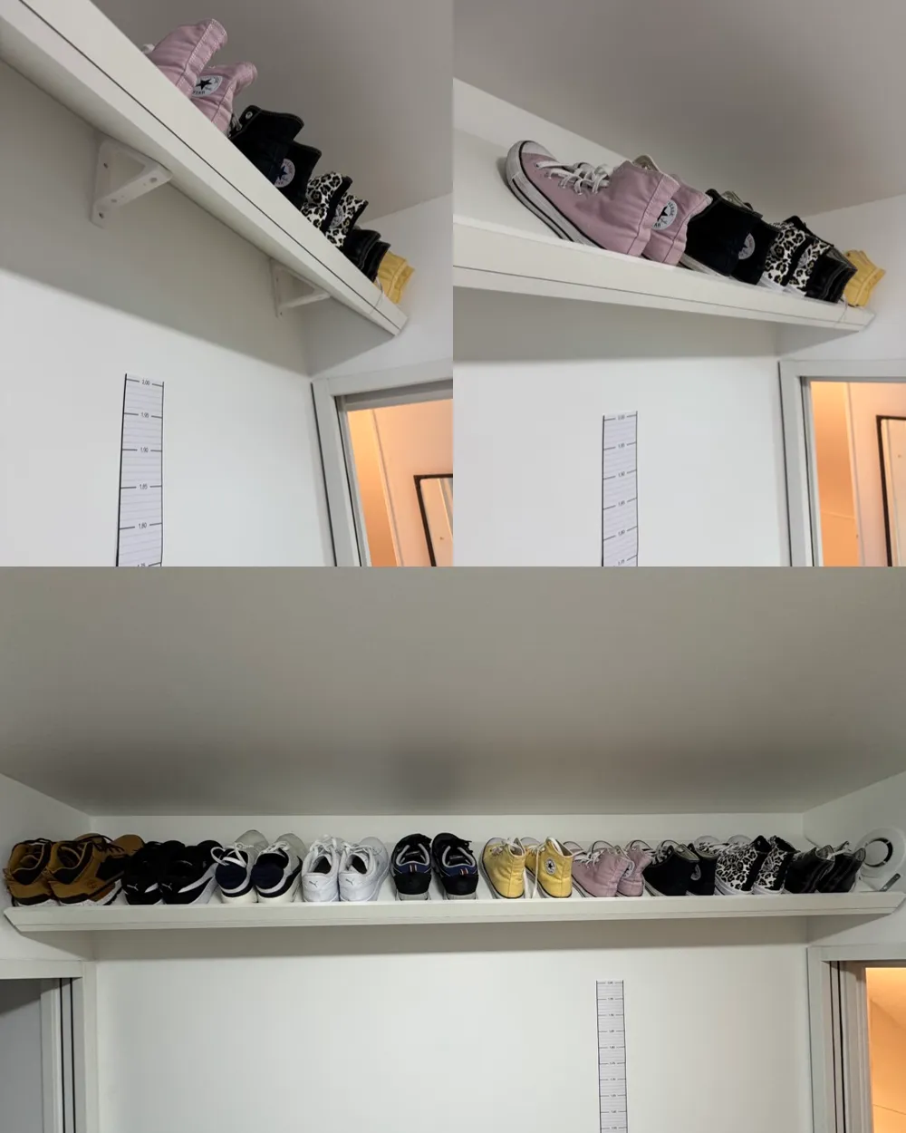 Reversible 45 or 90-degree shoe shelf bracket by ...