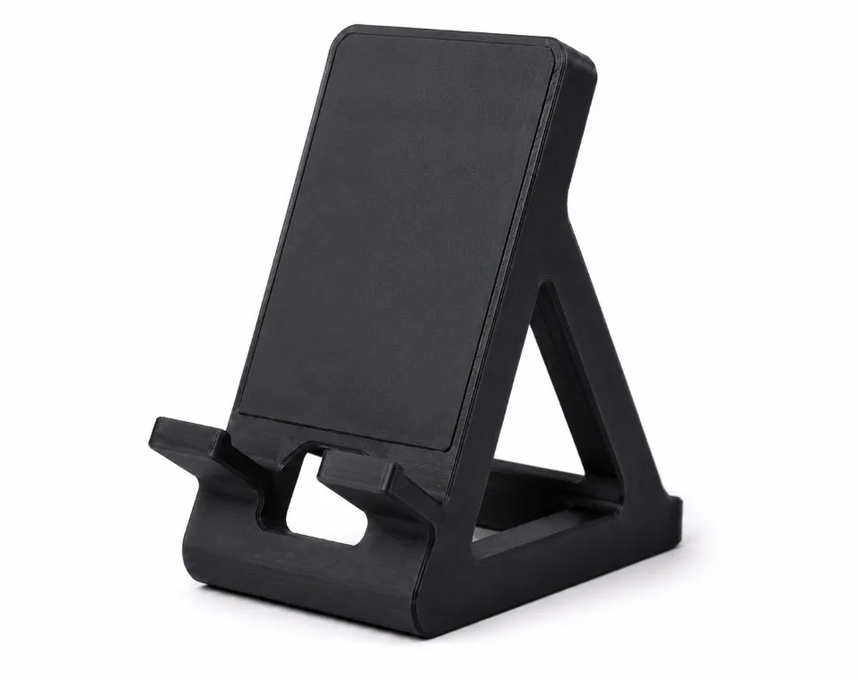 Modern Phone Stand with Charging Cable Slot. - Free 3D Print Model ...
