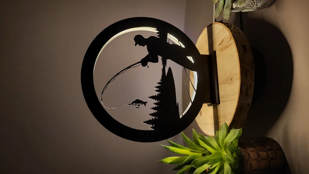 Ring Lamp Ring Light Angler Fisherman by 3D Hochofen Maggi MakerWorld ...