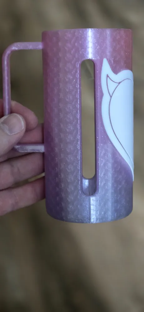 Slim 12oz can Redbull / Alani Holder with a heart - Free 3D Print Model ...