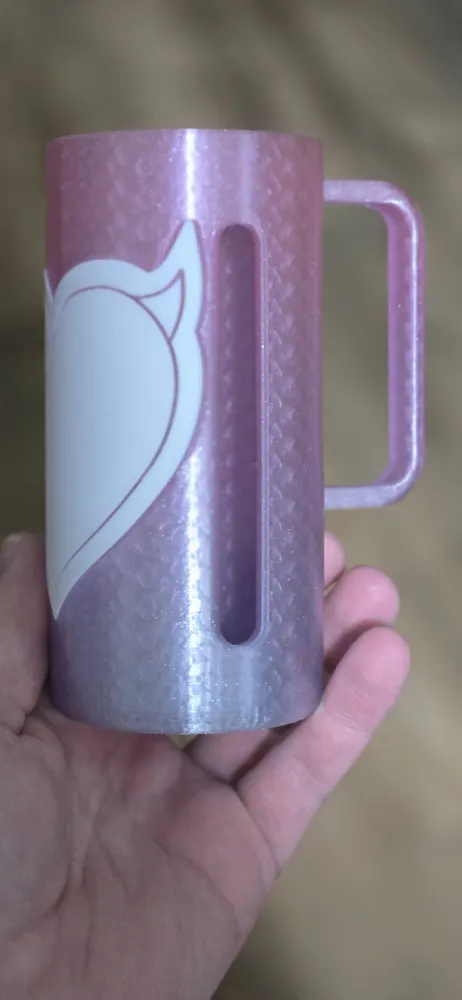 Slim 12oz can Redbull / Alani Holder with a heart - Free 3D Print Model ...