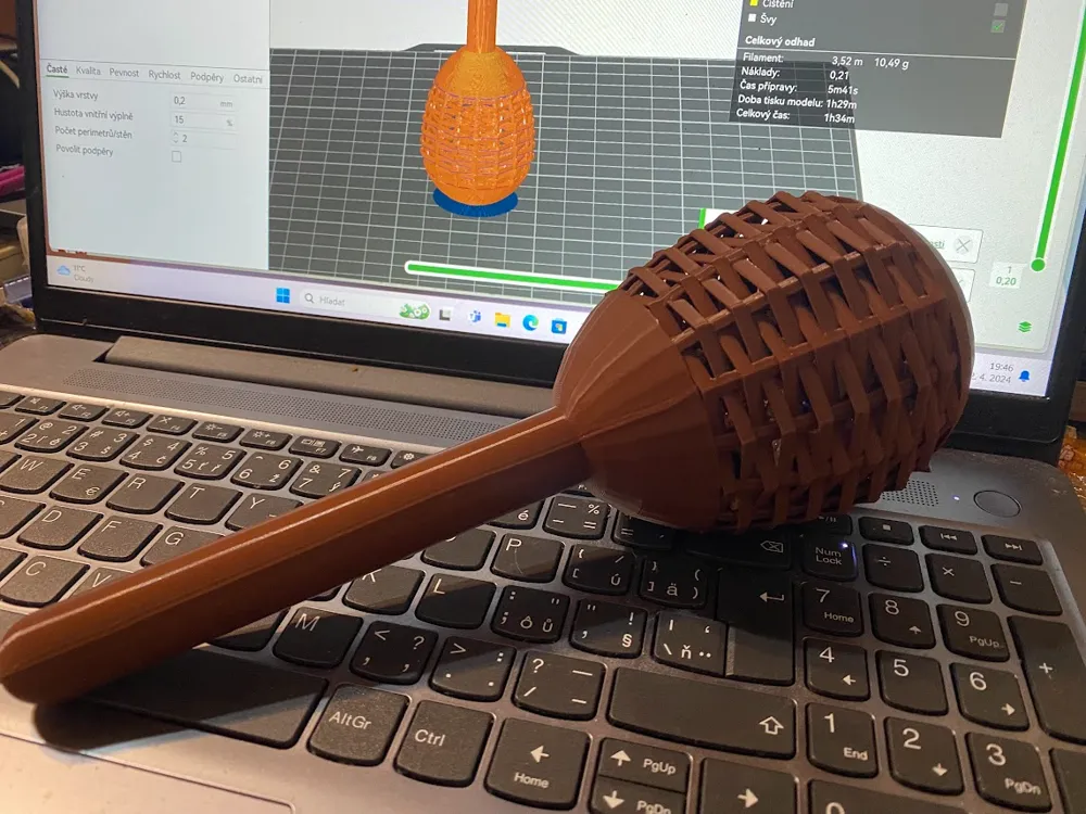 Knitted Rumba poop ball by adminbranko - MakerWorld