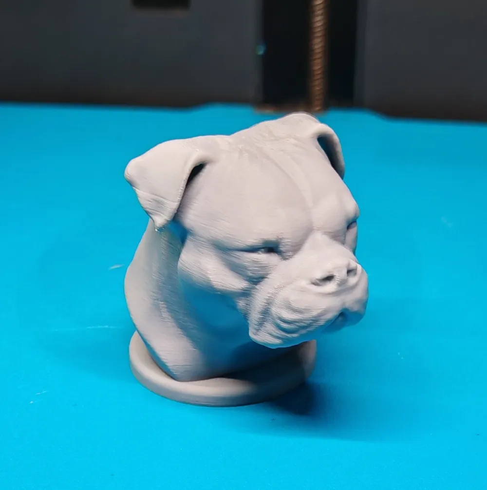 Bulldog Bust – 3D Printable Dog Sculpture by ...