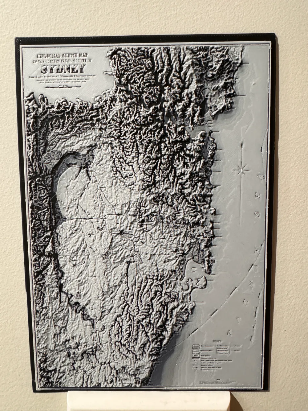 Geological Map of Sydney, Australia - Hueforge Print by cyanidesugar ...