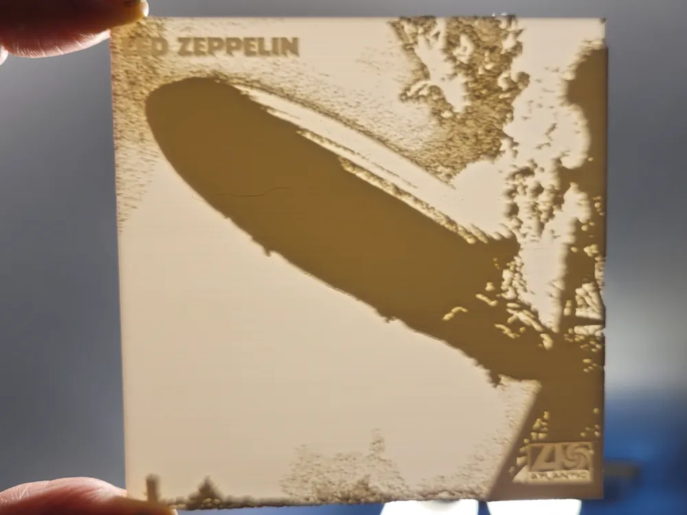 Led Zeppelin 1 album cover by AutoDogolous MakerWorld: Download Free 3D ...