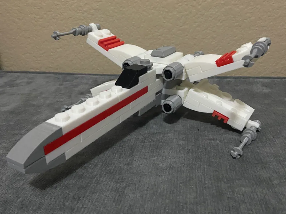 (BUILDABLE) 200% Star Wars X-Wing Ship Build Set by PokePrinter ...