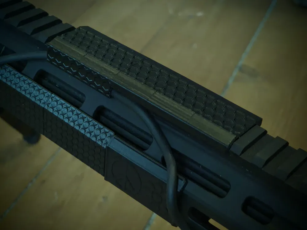 Picatinny Rail Cover Cable Management Honeycomb v2 by ...