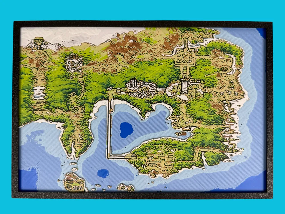 Kanto Region Map - Pokemon - Generation 1 by Canadian Gamer MakerWorld ...