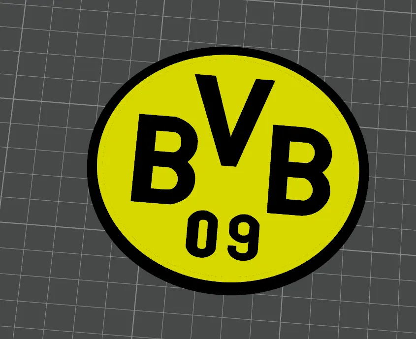 Borussia Dortmund Coaster - BVB by 3DPrintCess - MakerWorld