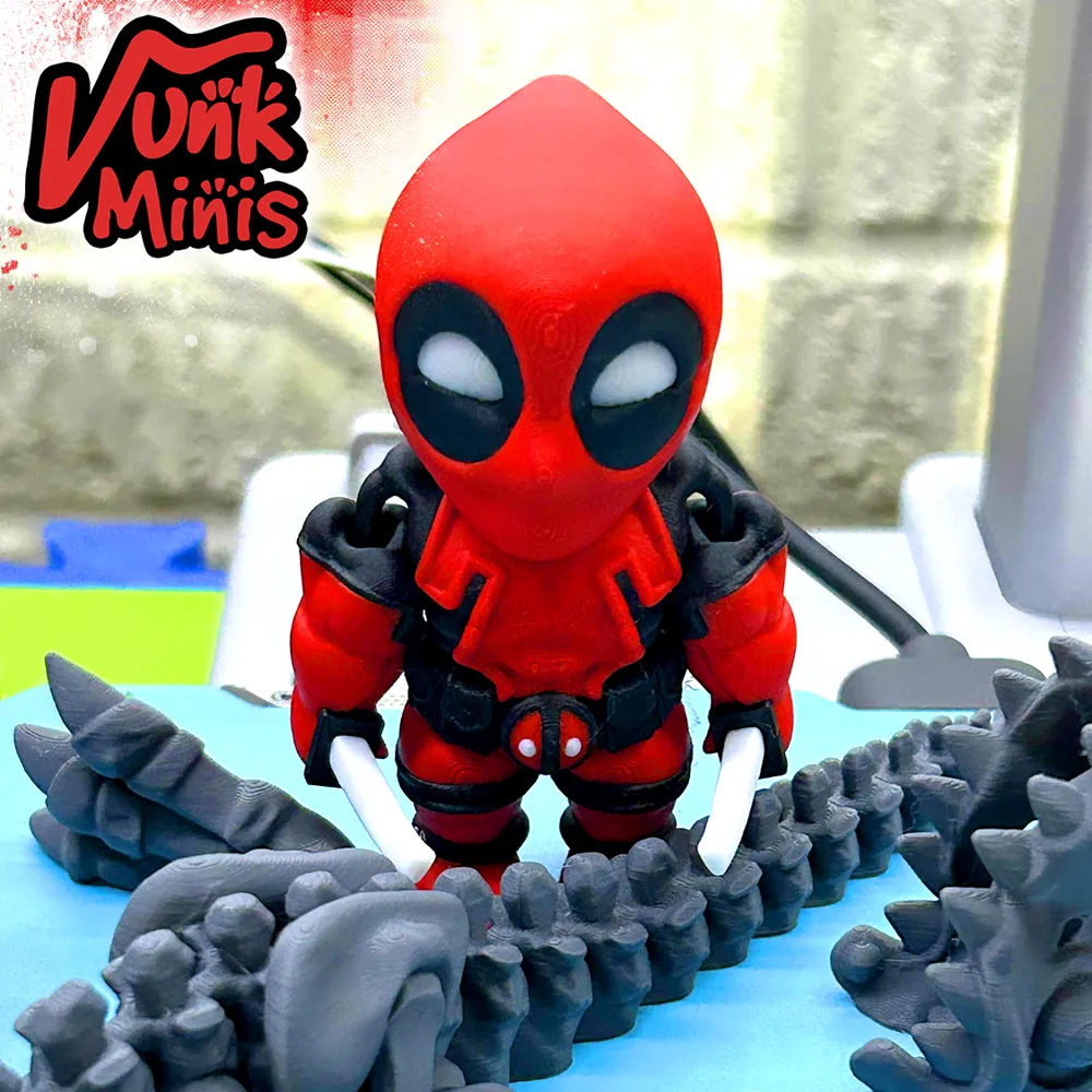 Mini Deadpool Multicolor Flexi by Vunk Flexis MakerWorld: Download Free ...