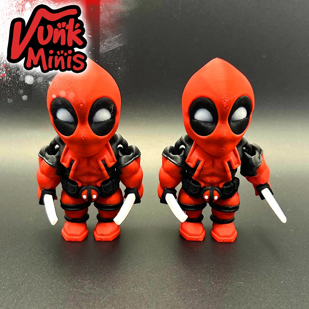 Mini Deadpool Multicolor Flexi by Vunk Flexis MakerWorld: Download Free ...