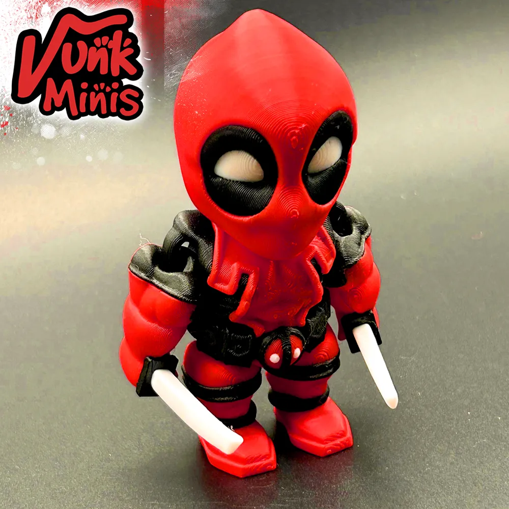 Mini Deadpool Multicolor Flexi by Vunk Flexis MakerWorld: Download Free ...