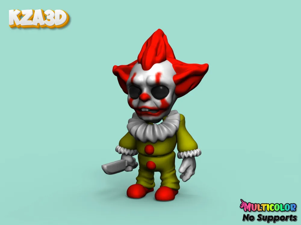 Articulated Little Clown by Kza3D MakerWorld: Download Free 3D Models