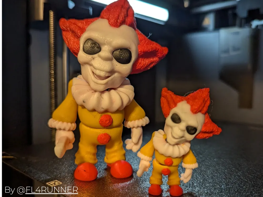 Articulated Little Clown by Kza3D MakerWorld: Download Free 3D Models