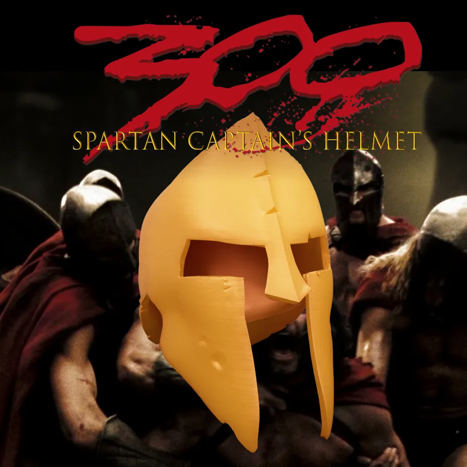Le casque du capitaine spartiate de 300 par DigitalBath MakerWorld ...