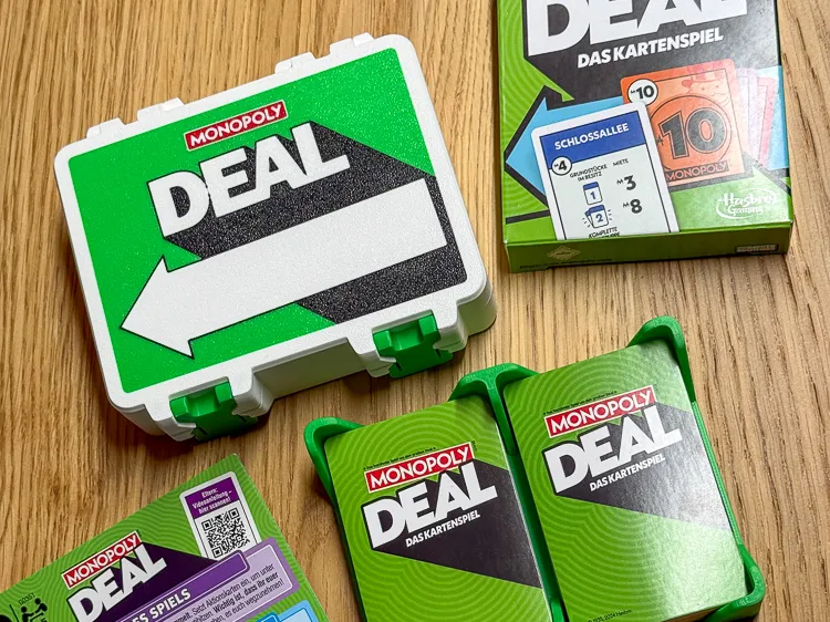SnapLock Box for Monopoly "DEAL" Card Game - Free 3D Print Model ...