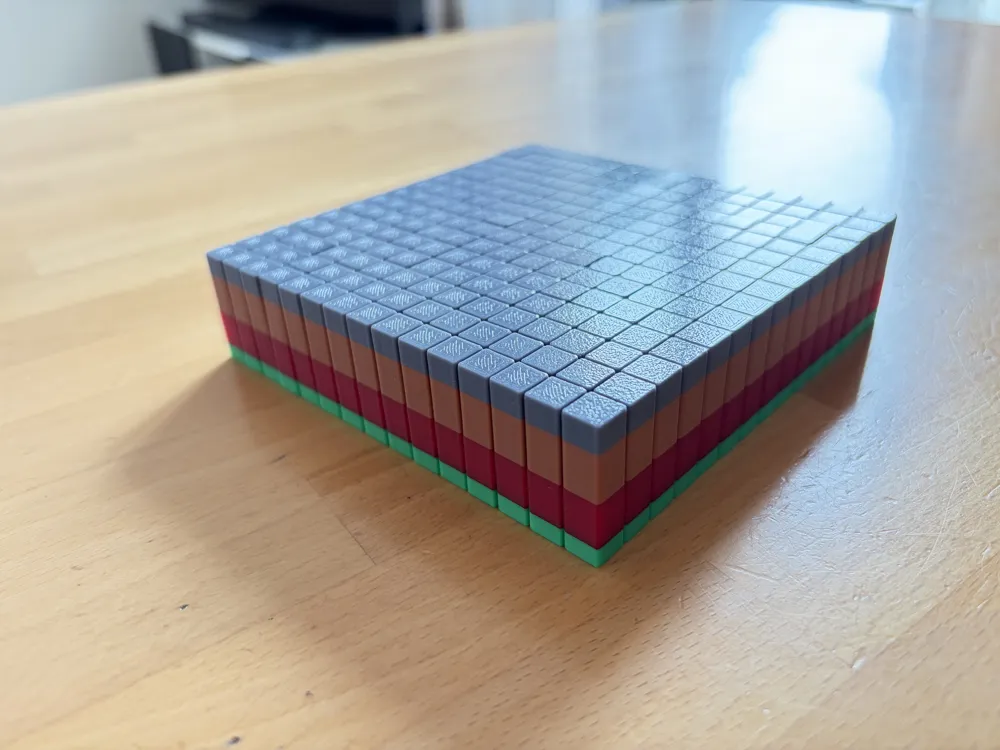 Minecraft Flexi Terrain Grid - Tight Tolerance - Free 3D Print Model ...